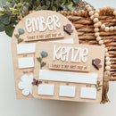 First And Last Day Of School Sign | Wildflowers – Knotty Design Co.